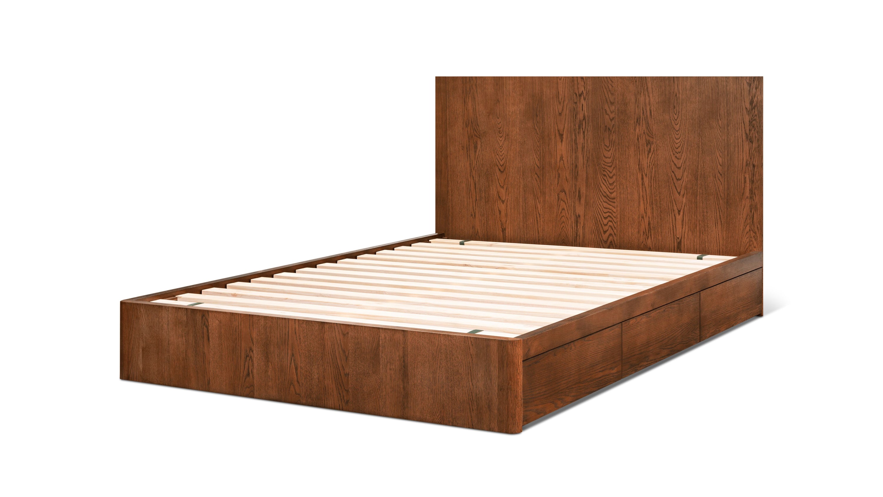 Form Storage Bed, Queen, Stained Walnut - Sundays Company Canada
