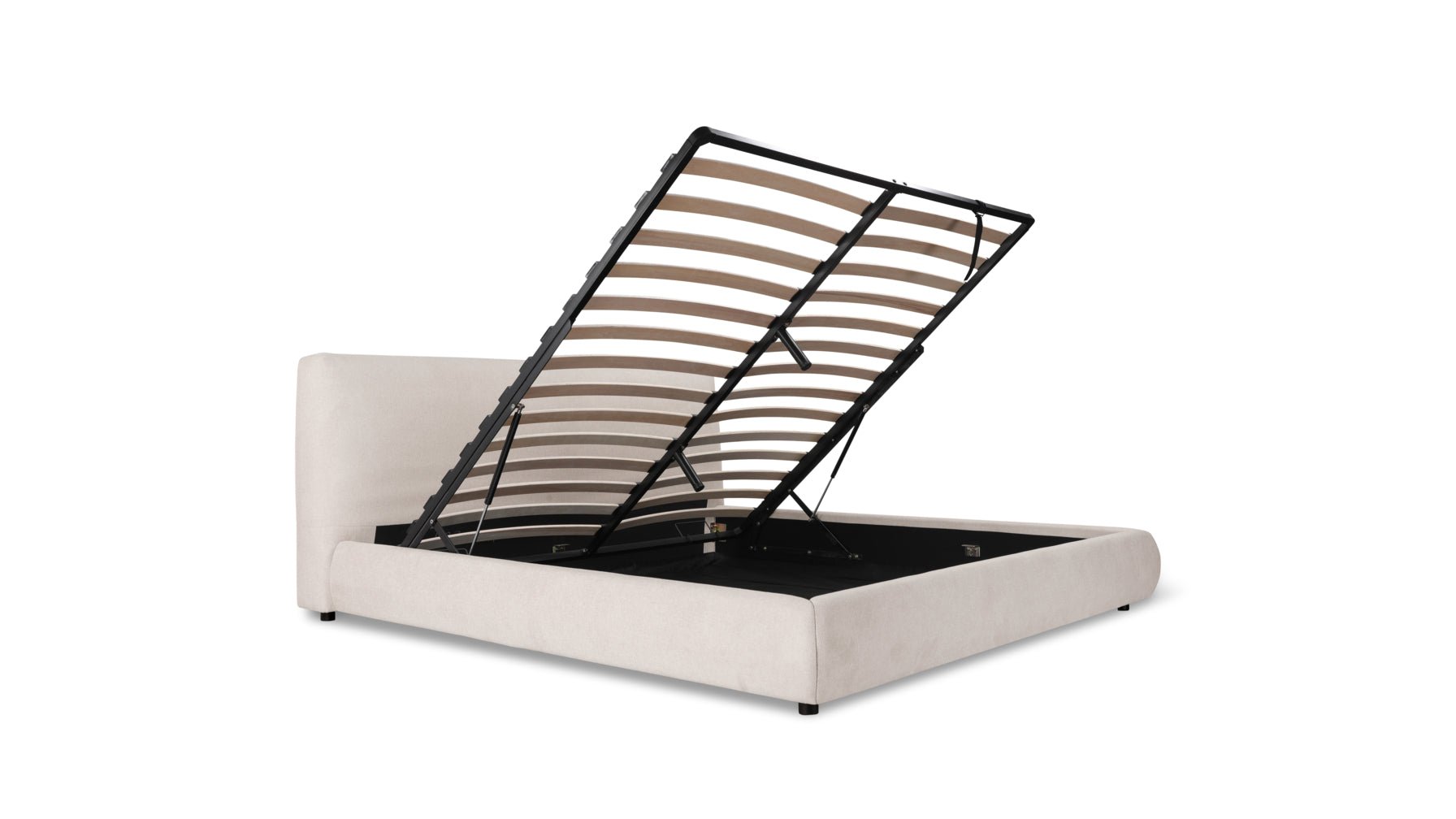 Dream Bed With Storage, Queen, Latte