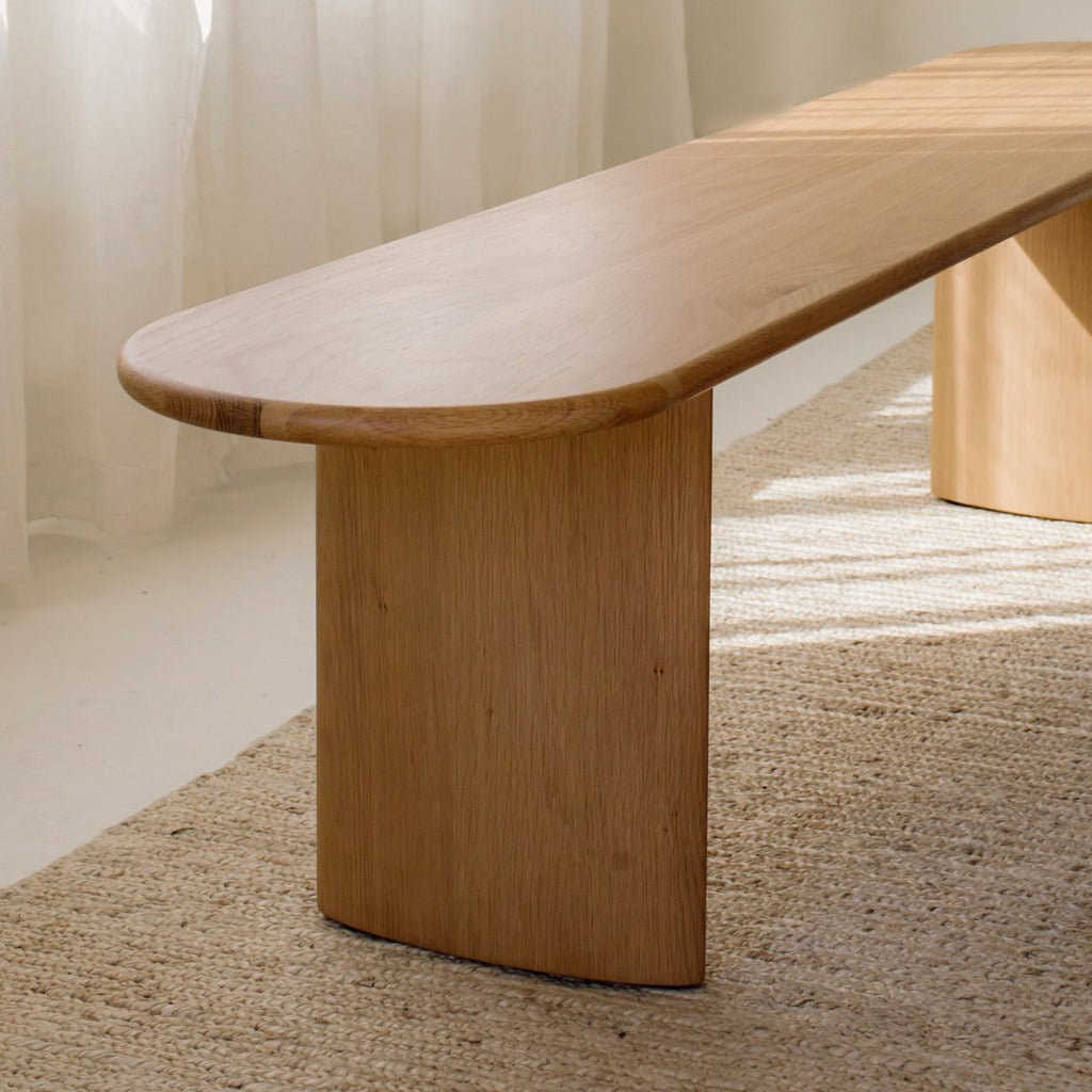 Union Bench, Seats 3, White Oak - Sundays Company Canada