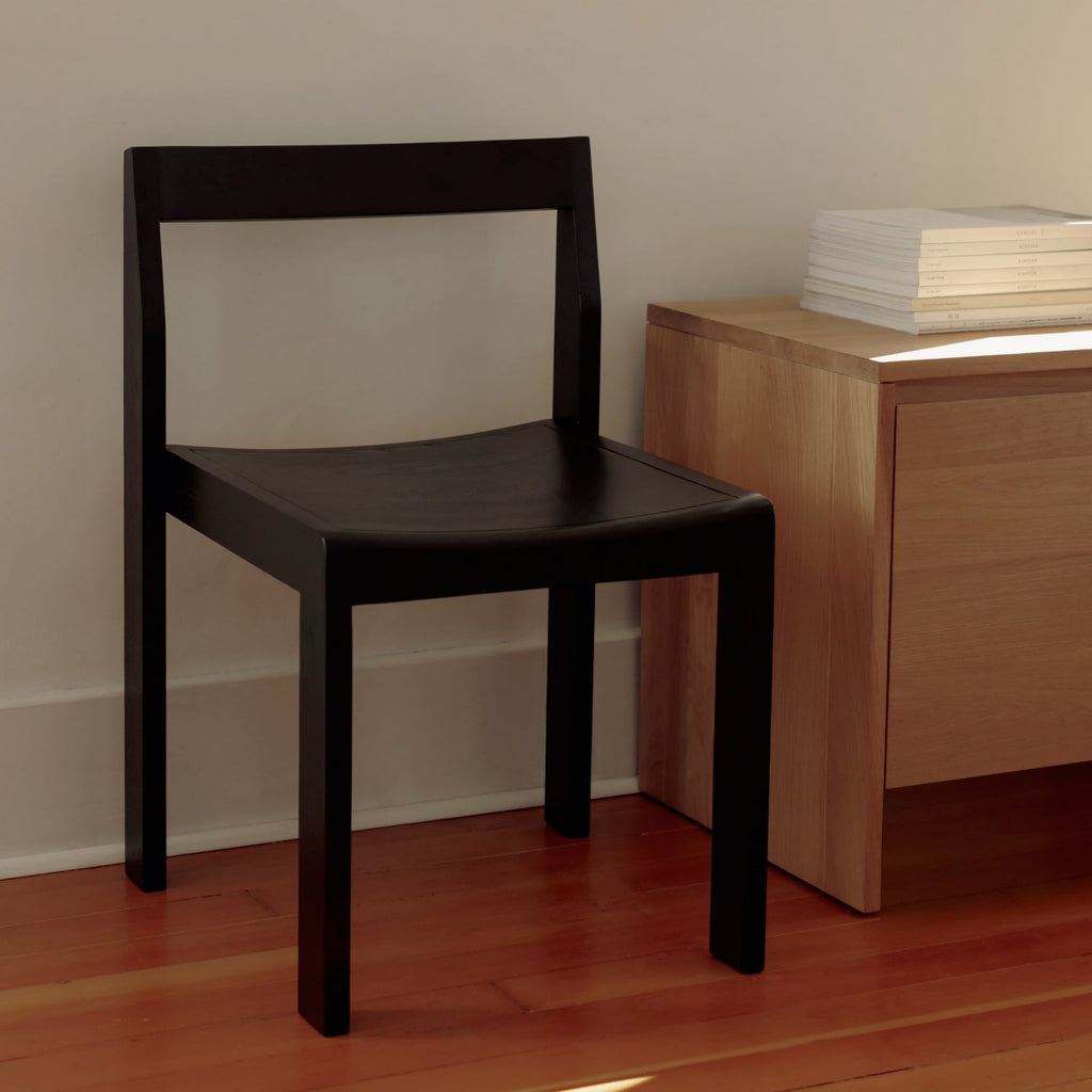 Plane Dining Chair (Set of Two), Black Oak - Sundays Company Canada