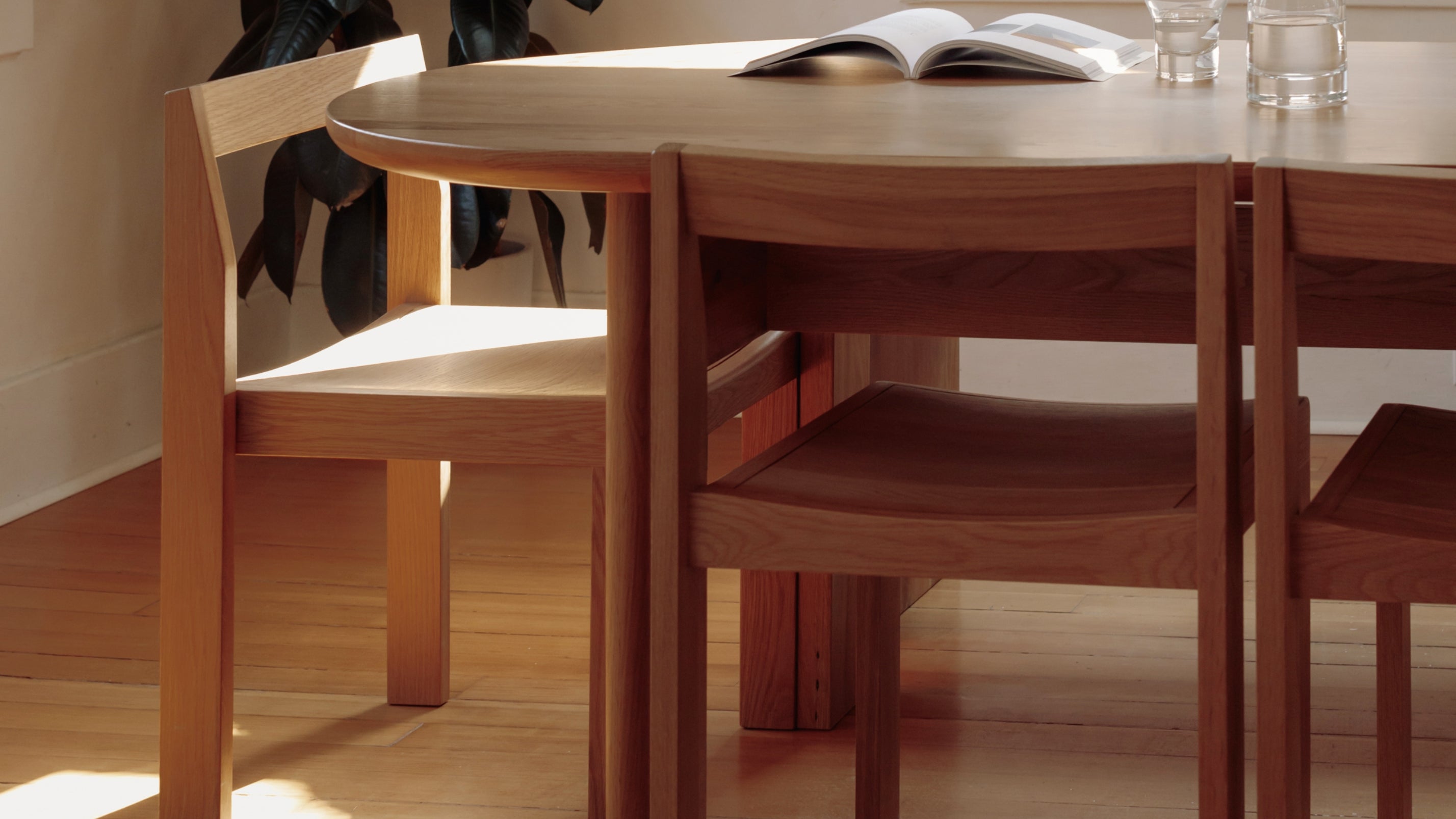Plane Dining Chair (Set of Two), Oak - Sundays Company Canada