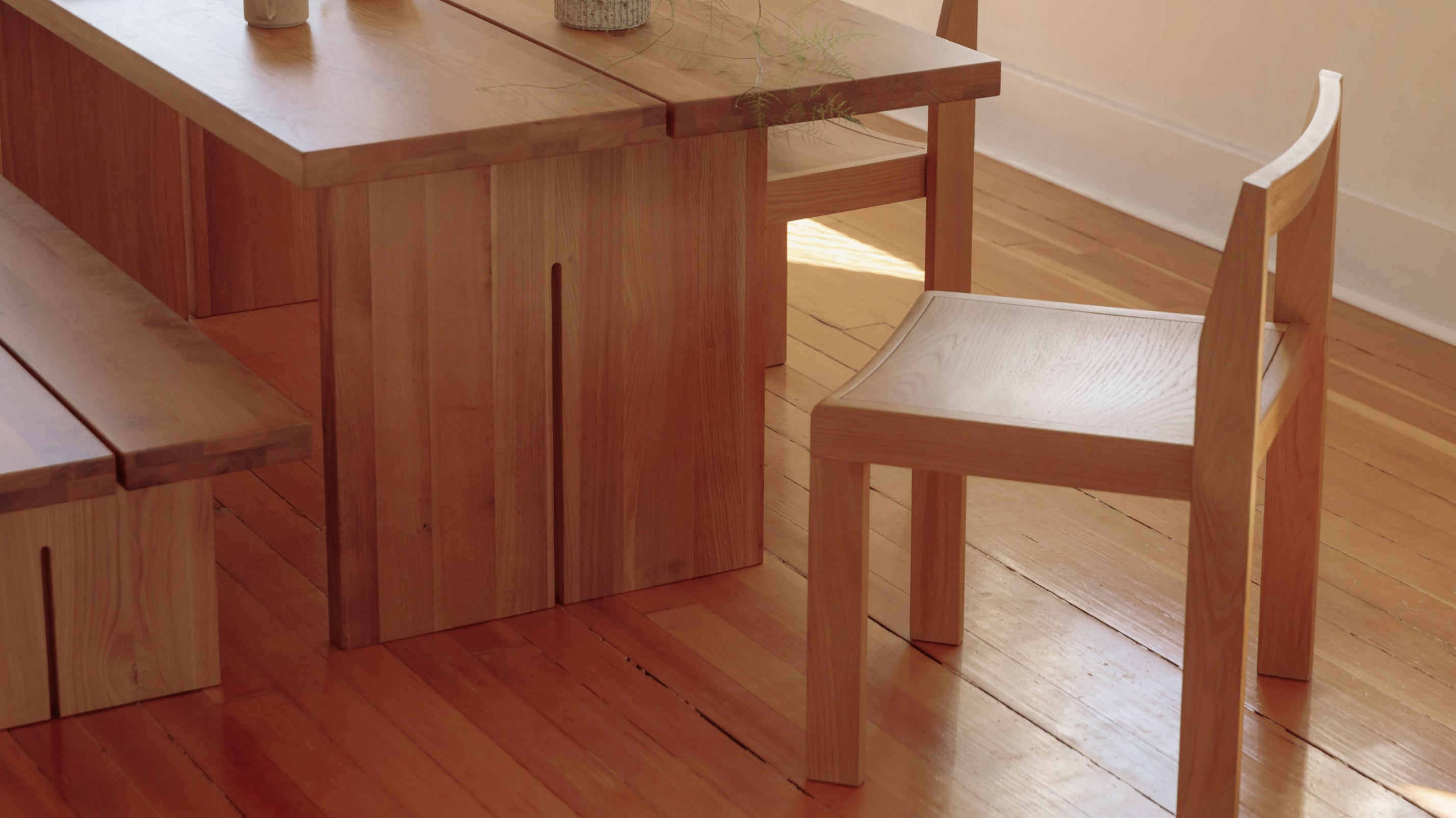 Plane Dining Chair (Set of Two), Oak - Sundays Company Canada