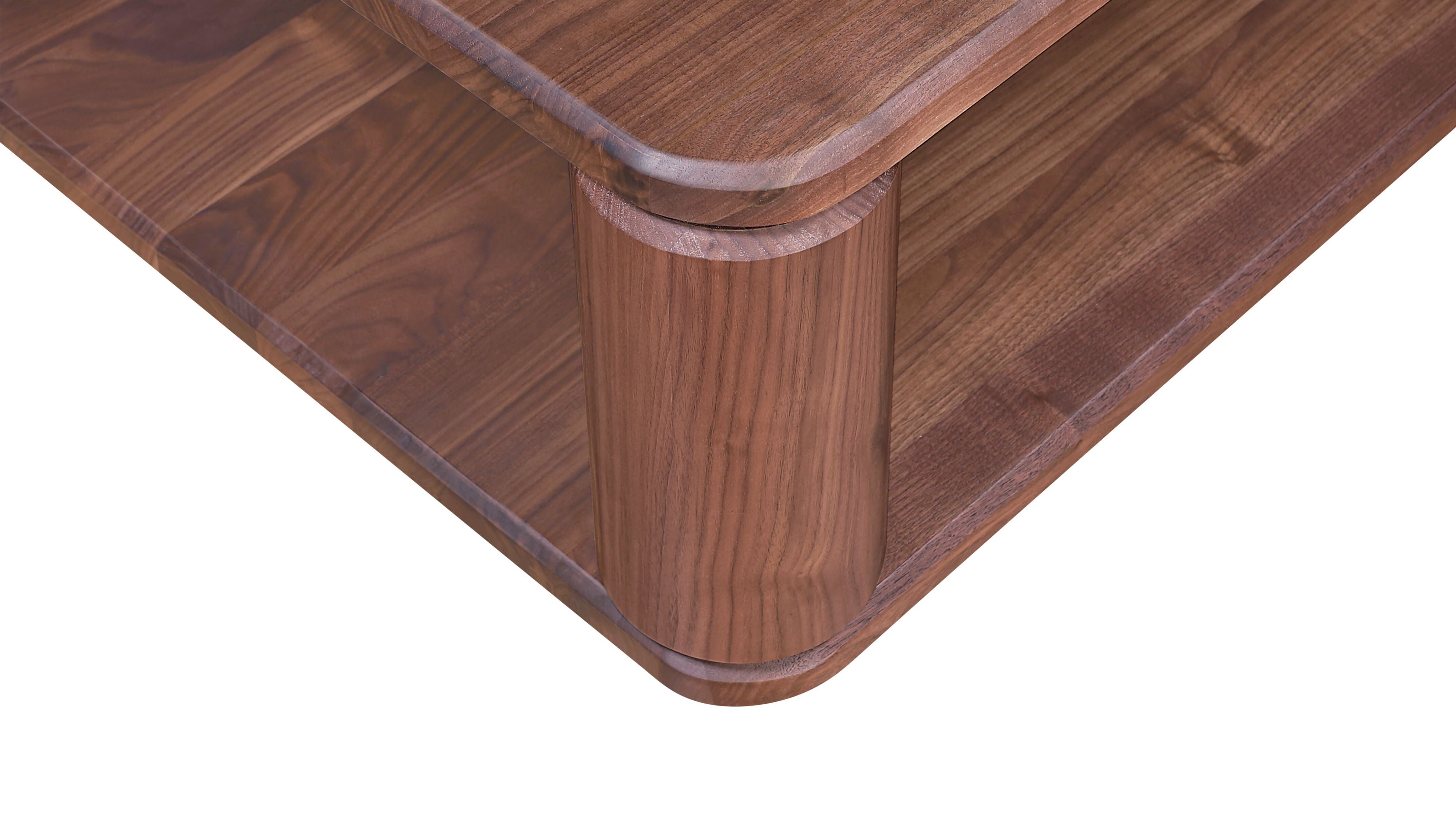 Double Feature Coffee Table, Regular, American Walnut - Sundays Company ...