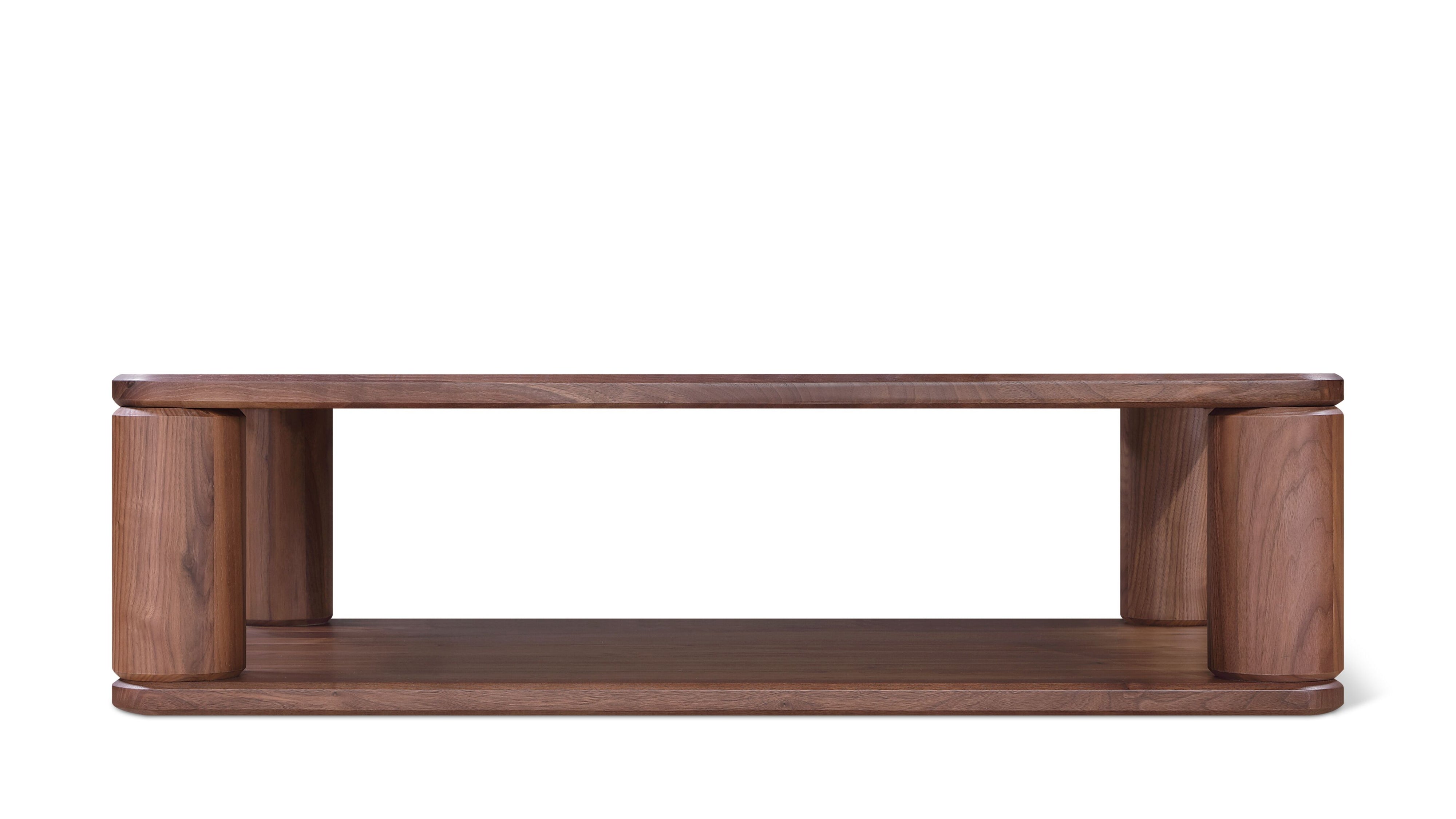 Double Feature Coffee Table, Regular, American Walnut - Sundays Company ...