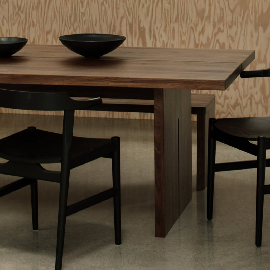 Plane Dining Table, Seats 6-8 People, American Walnut - Sundays Company ...