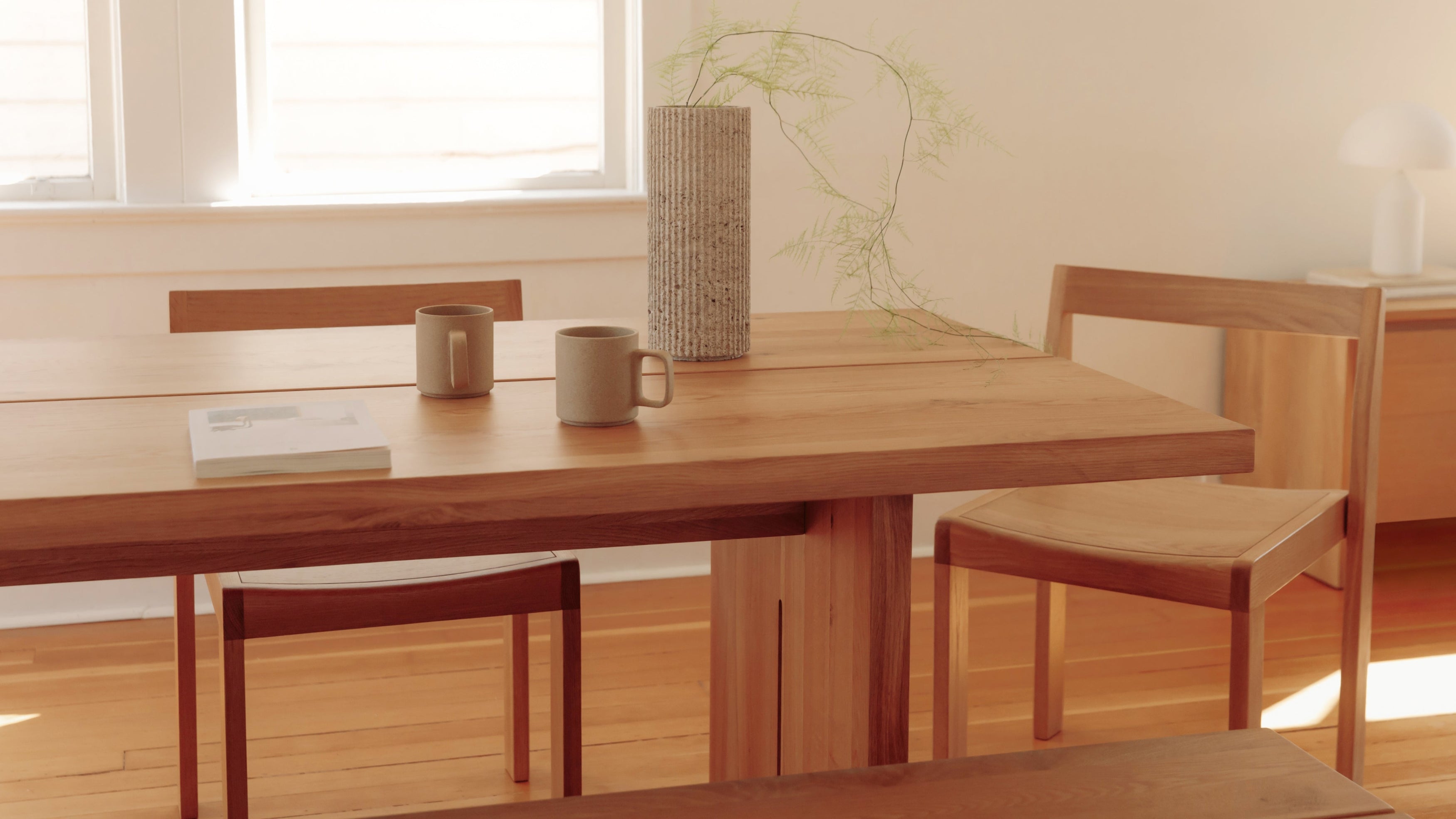 Plane Dining Table, Seats 4-6 People, Oak - Sundays Company Canada