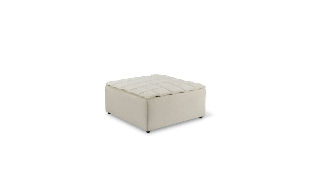 Quilt Ottoman Fawn - Sundays Company Canada
