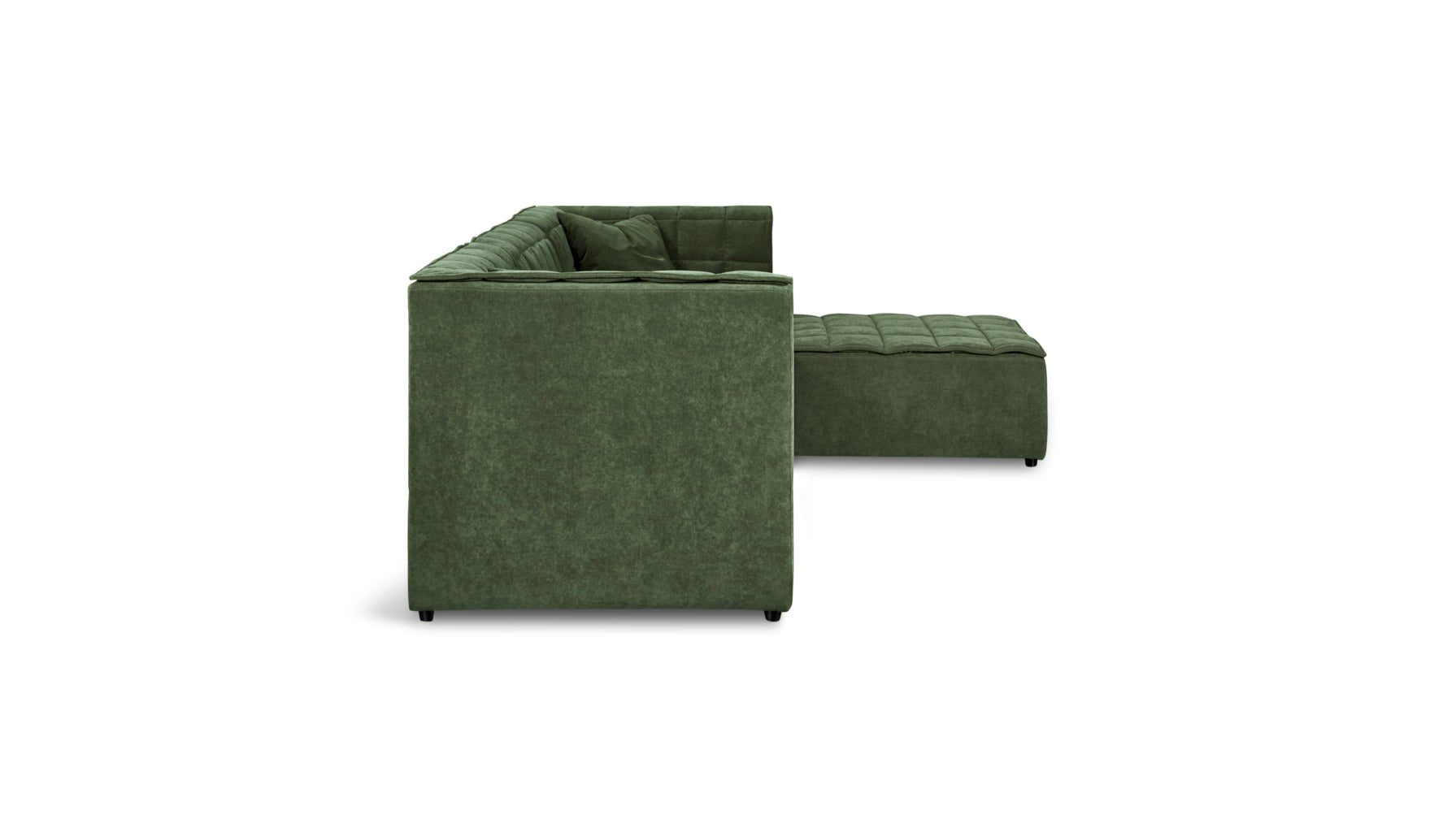 Quilt 4-Piece Modular Sectional, Moss