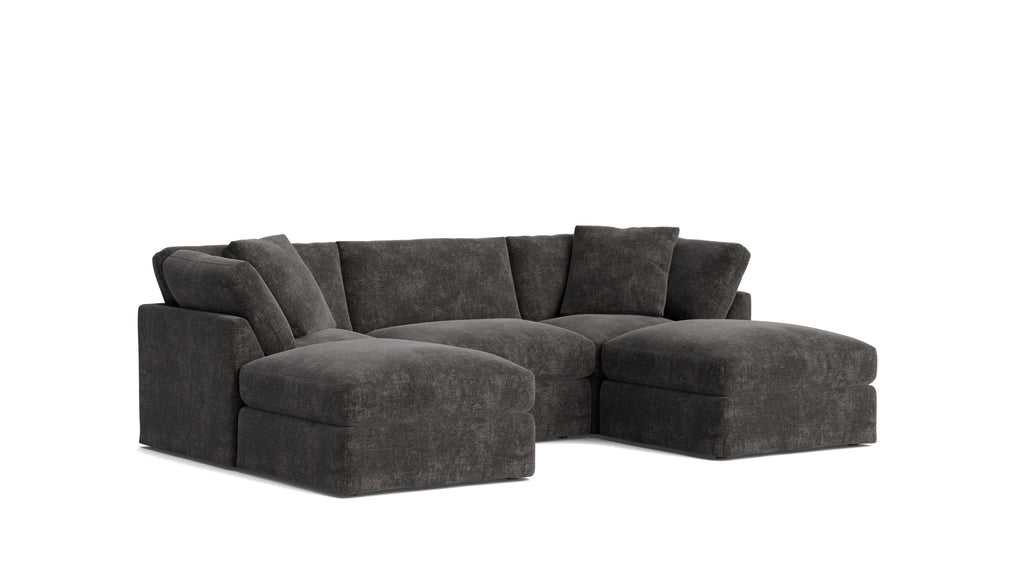 Get Together™ 5-Piece Modular U-Shaped Sectional, Standard, Truffle ...