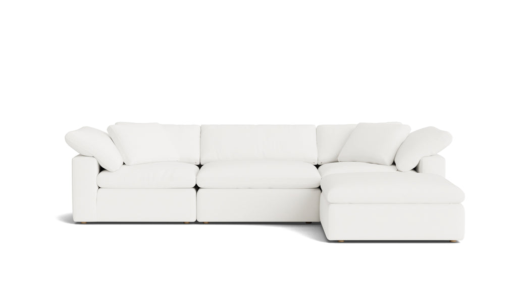 Movie Night™ 4-Piece Modular Sectional, Large, Brie - Sundays Company ...