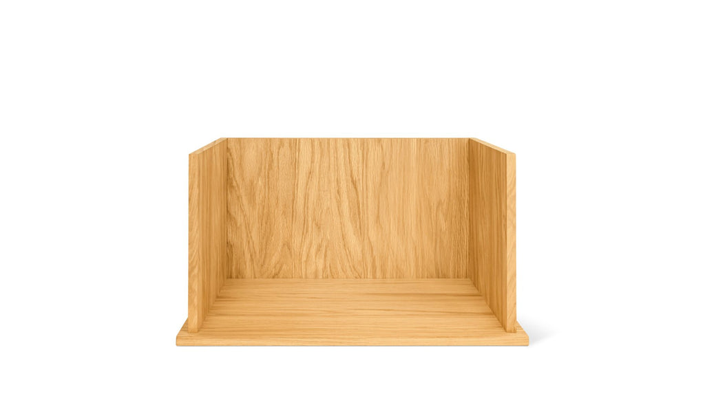 Keep Stacking Storage System, Open, White Oak