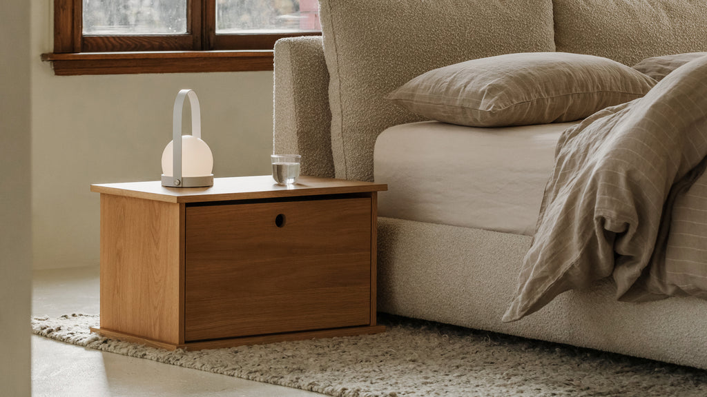 Keep Stacking Storage System 1-Piece, Closed, White Oak - Sundays ...