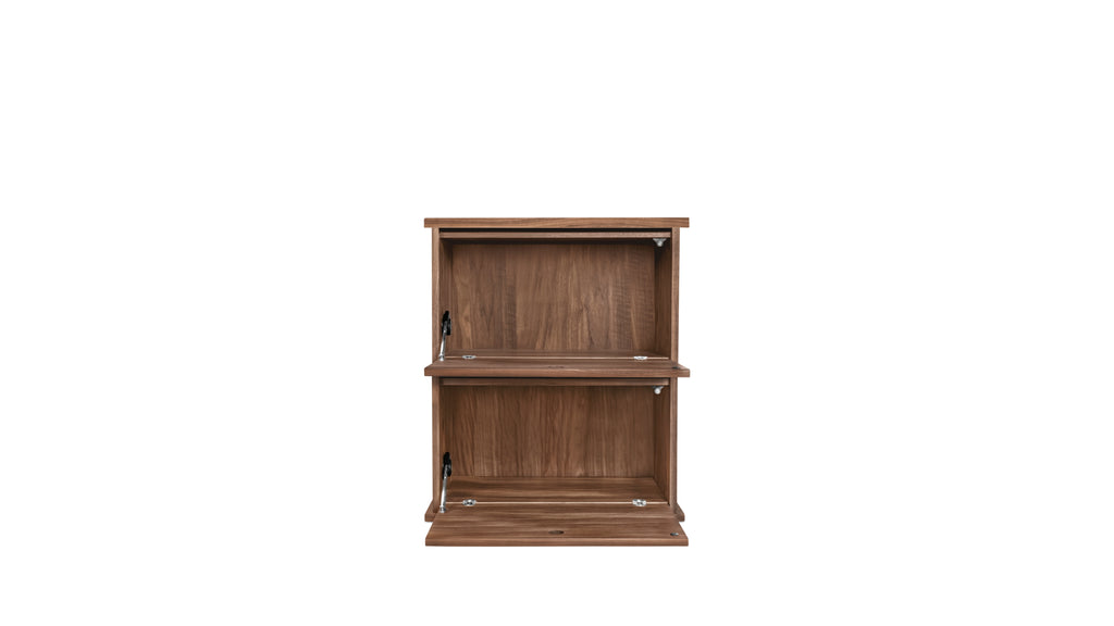 Keep Stacking Storage System 2-Piece, Closed, Walnut - Sundays Company ...
